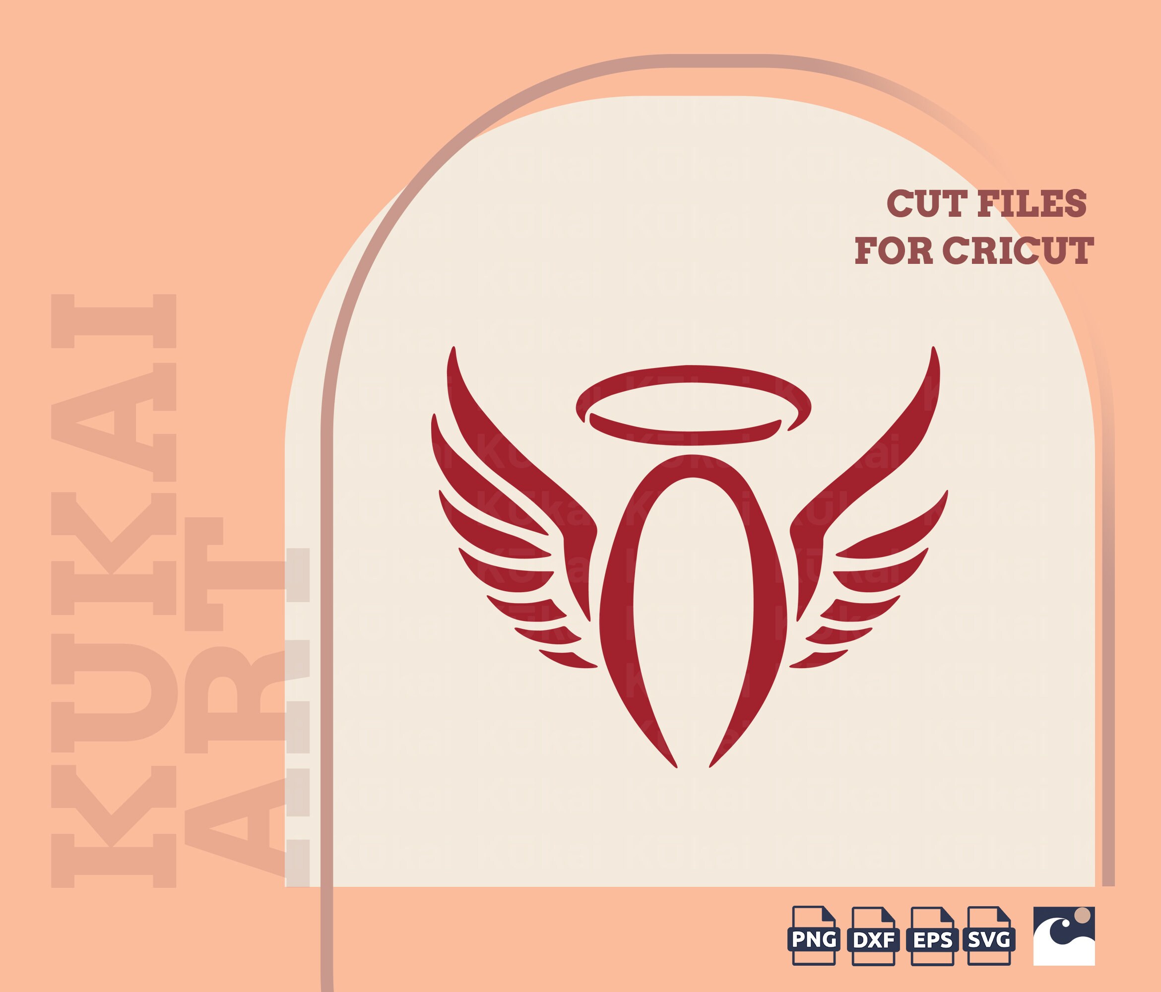 Heavenly Angel Wings and Halo Svg, Heavenly Svg, Heaven Svg, Wings Svg ...