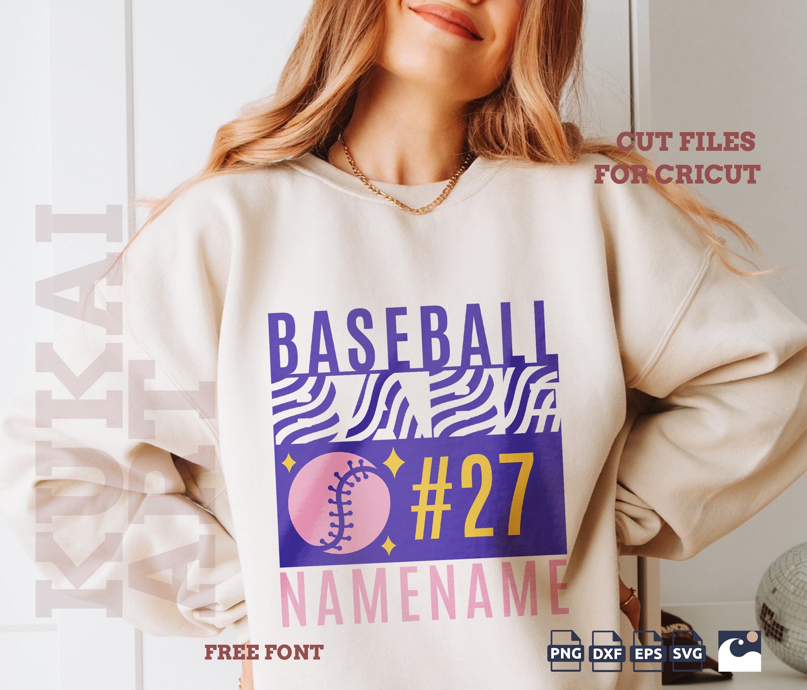 Customizable Baseball Babe, Softball Svg Png, Girl Baseball Svg ...