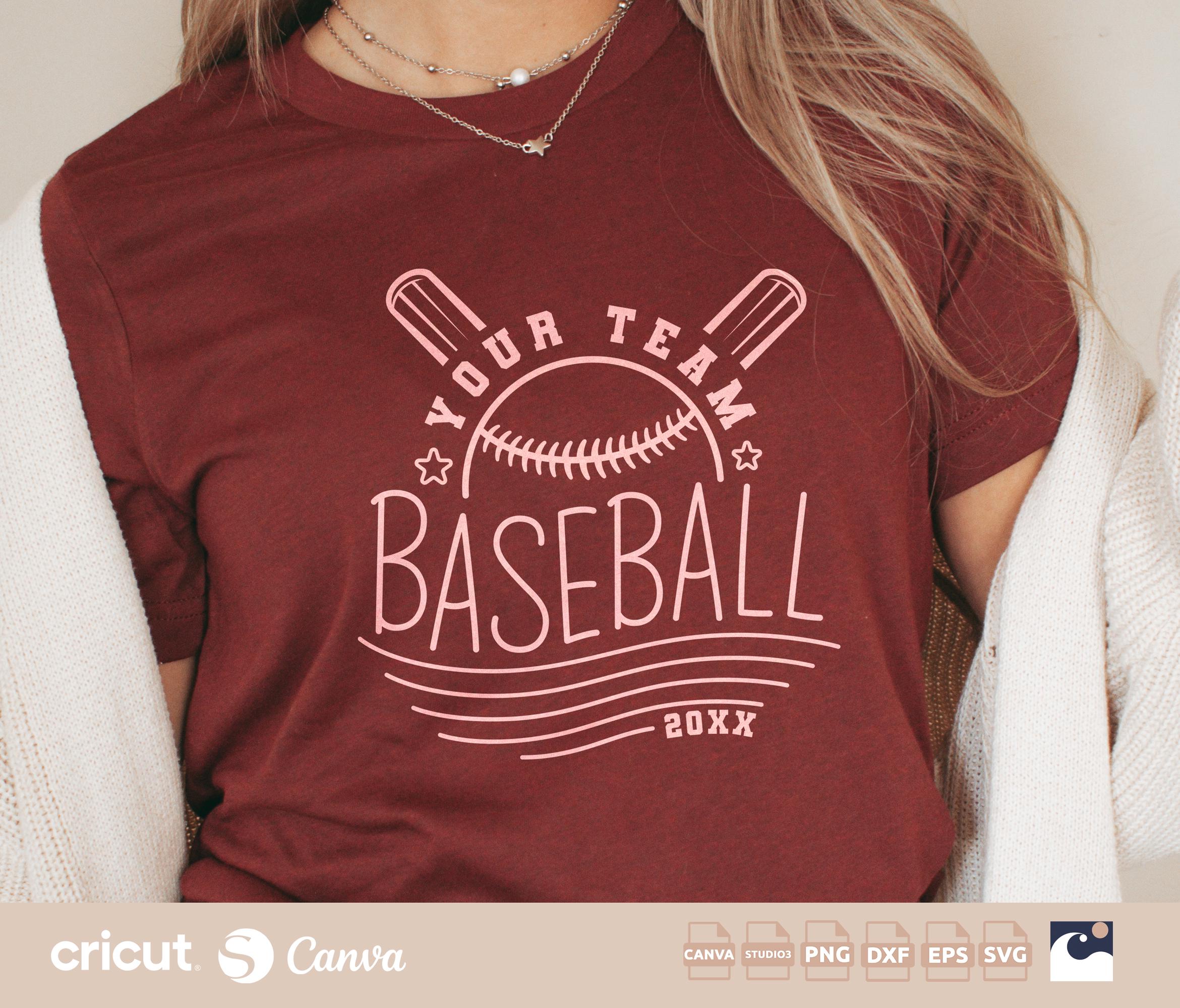 Your Team Name Baseball Svg, Personalized Baseball, Shirt, Mom, Custom ...