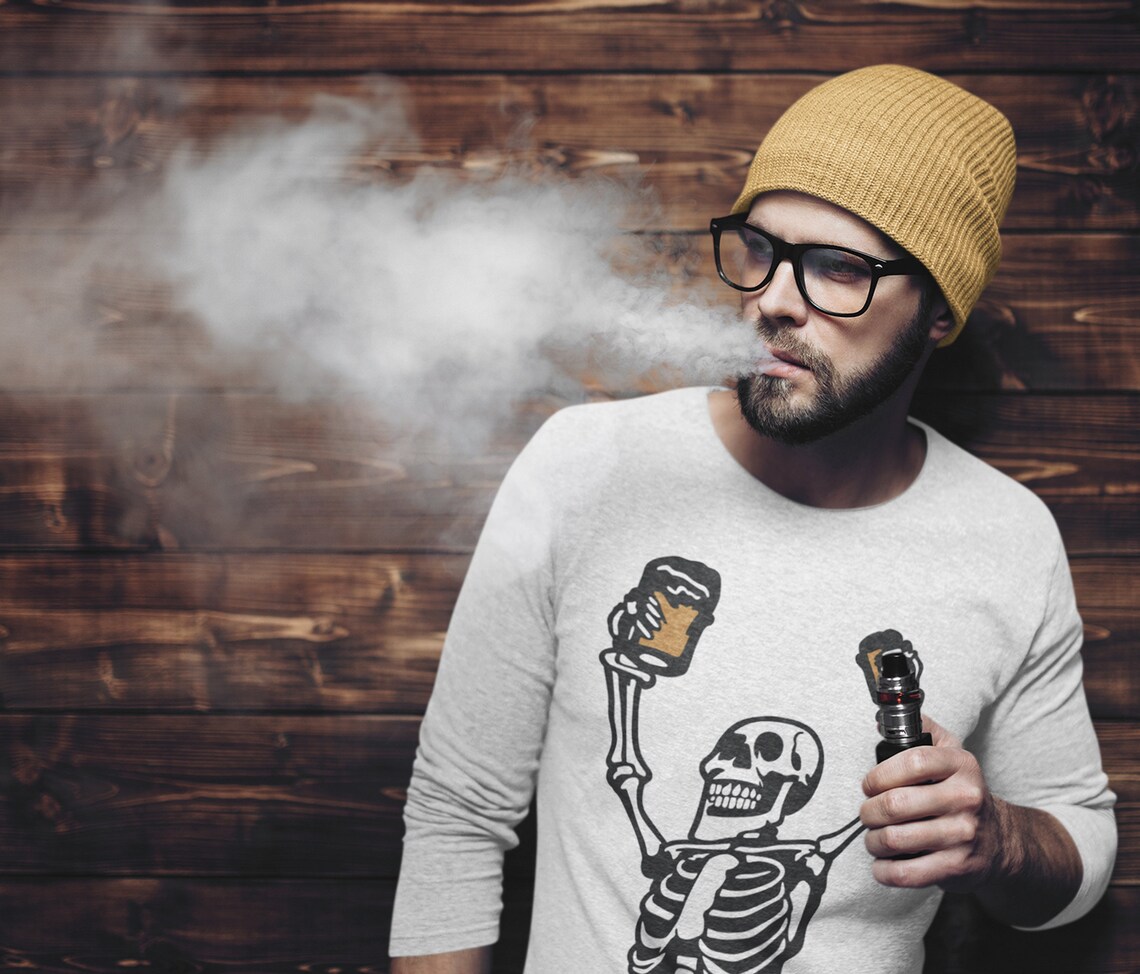 Spooky Skeleton Cheers SVG File for Cricut Perfect for - Etsy