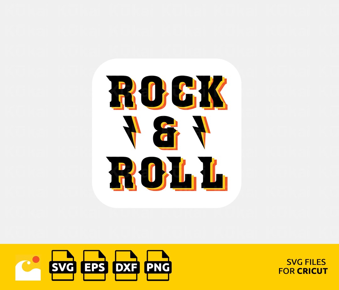 Groovy Rock N Roll SVG Vintage Vibes for Your DIY Projects - Etsy