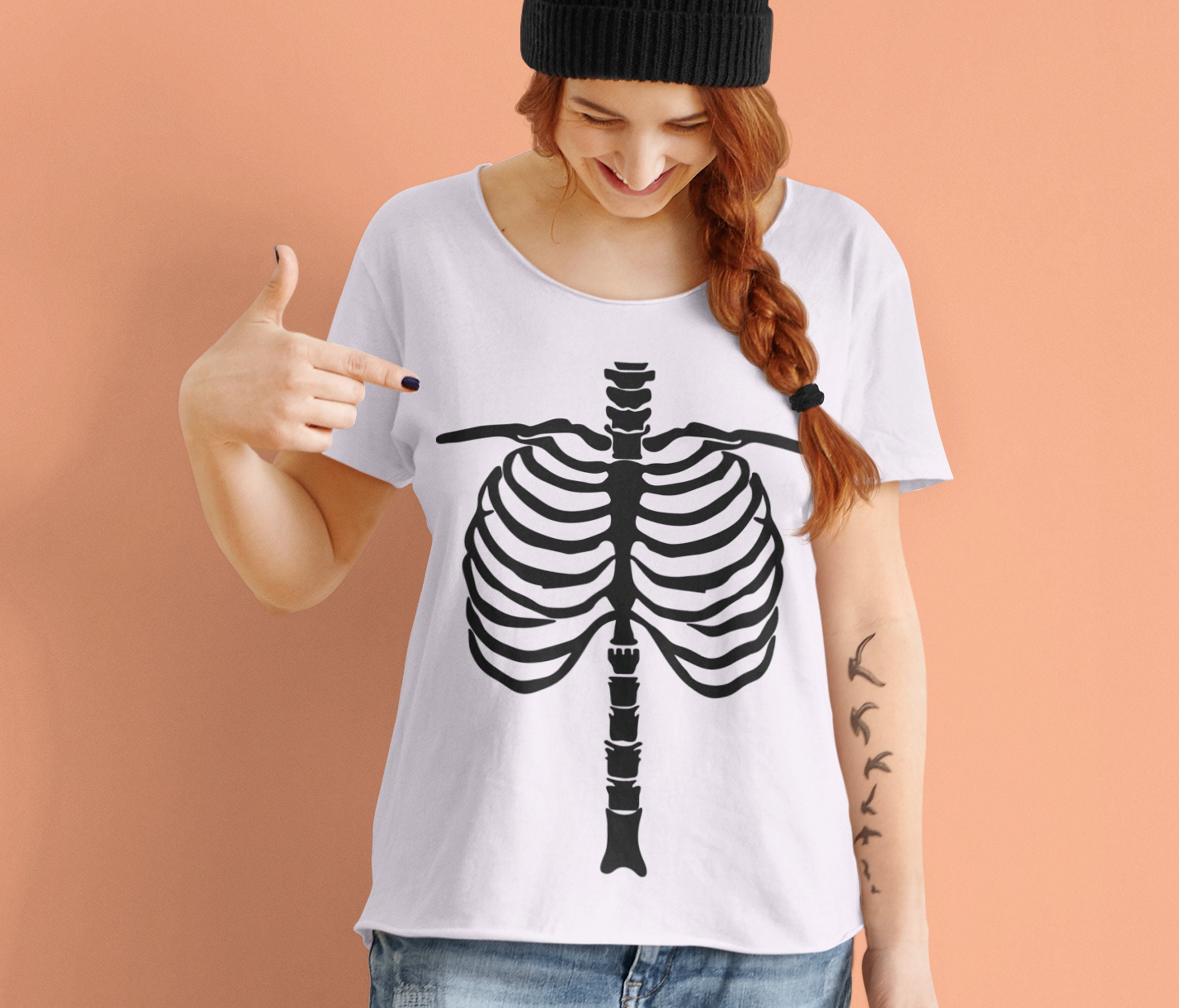 Rib Cage Svg, Skeleton Svg, Gothic Design, Rib Cage Clipart, Ribcage ...