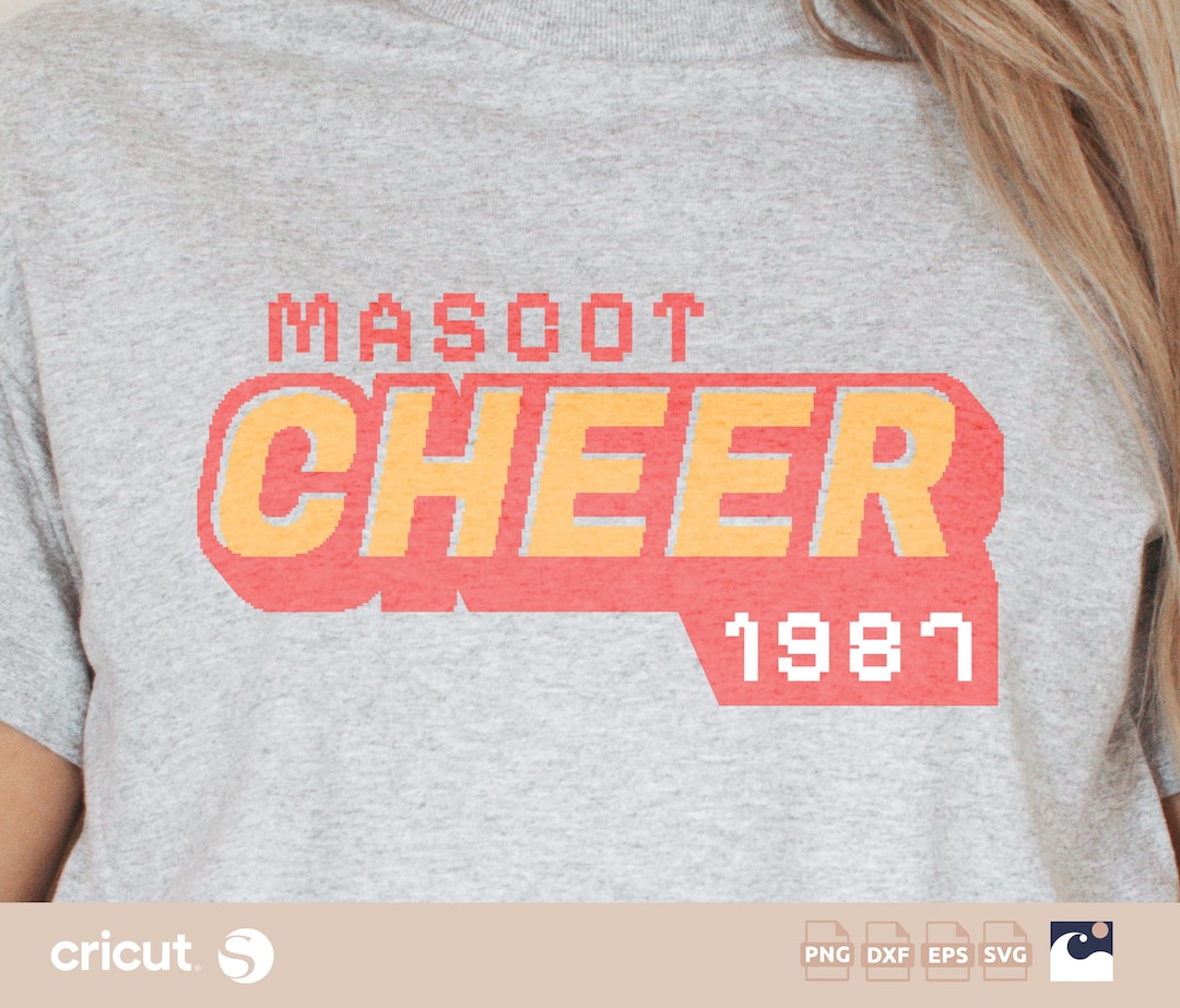 Cheer With Name Svg, Pixel Art Design, Cheer Team Template Svg Png ...