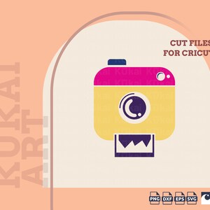 Polaroid Camera Svg, Instant Camera Svg, Fotoaparat Svg, Summer Svg ...