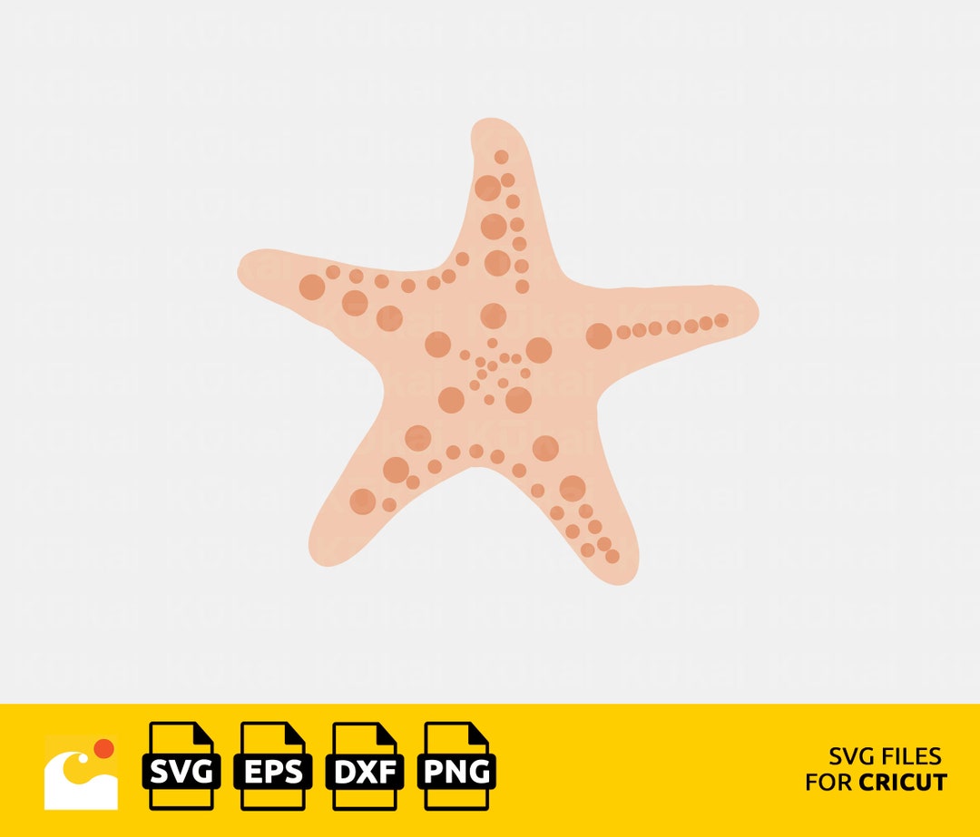 Starfish Svg, Under the Sea, Star Fish Svg, Starfish Clipart, Ocean Svg ...