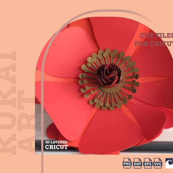 Poppy Flower Svg - Etsy