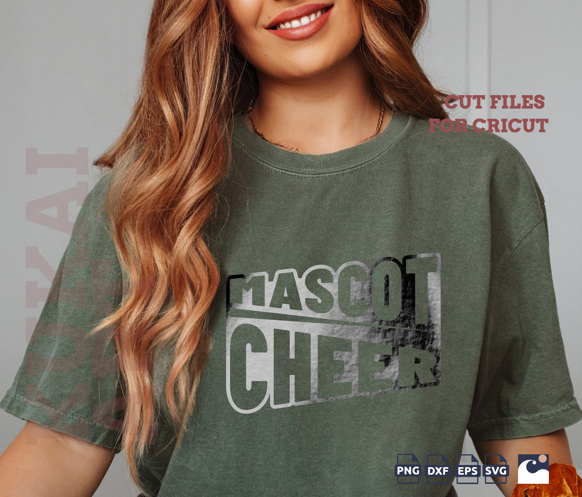 Mascot Cheer Svg Png, Shirt Design, Cheer Svg, Cheerleading Svg ...