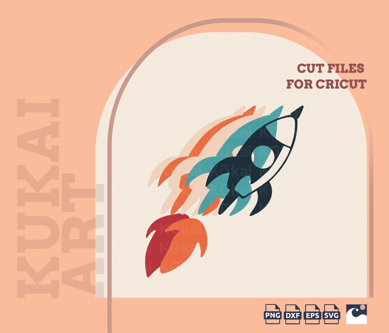 Spaceship Svg Layered Paper, Rocket Svg, Spaceship Papercraft, Layered ...