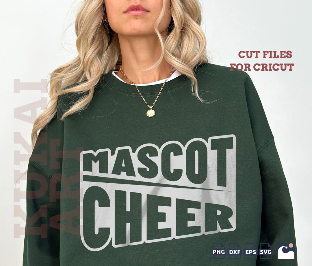 Mascot Cheer Svg Png, Shirt Design, Cheer Svg, Cheerleading Svg ...
