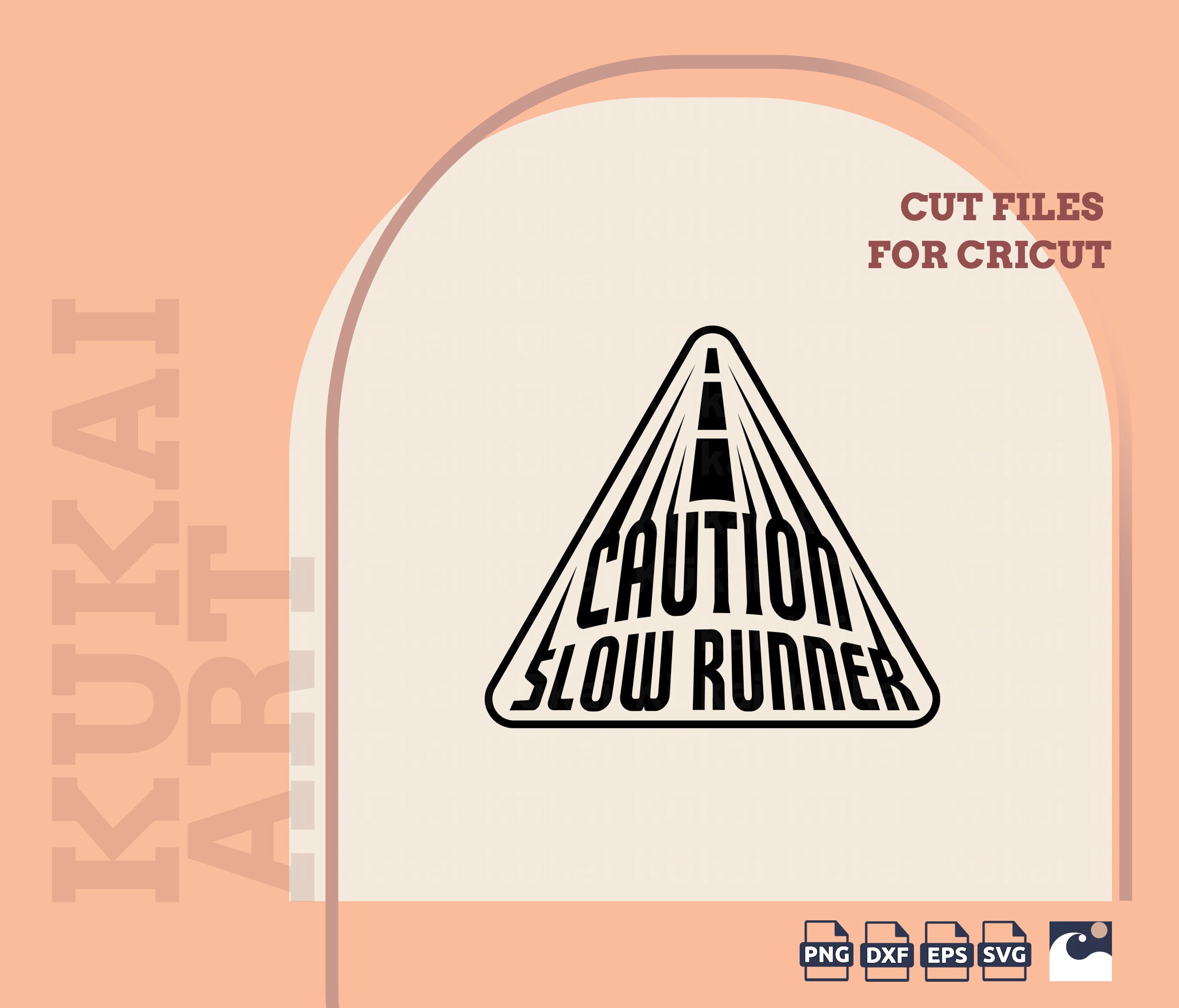 Caution Slow Runner Svg, Running Svg, Runner Svg, Inspiration Svg ...