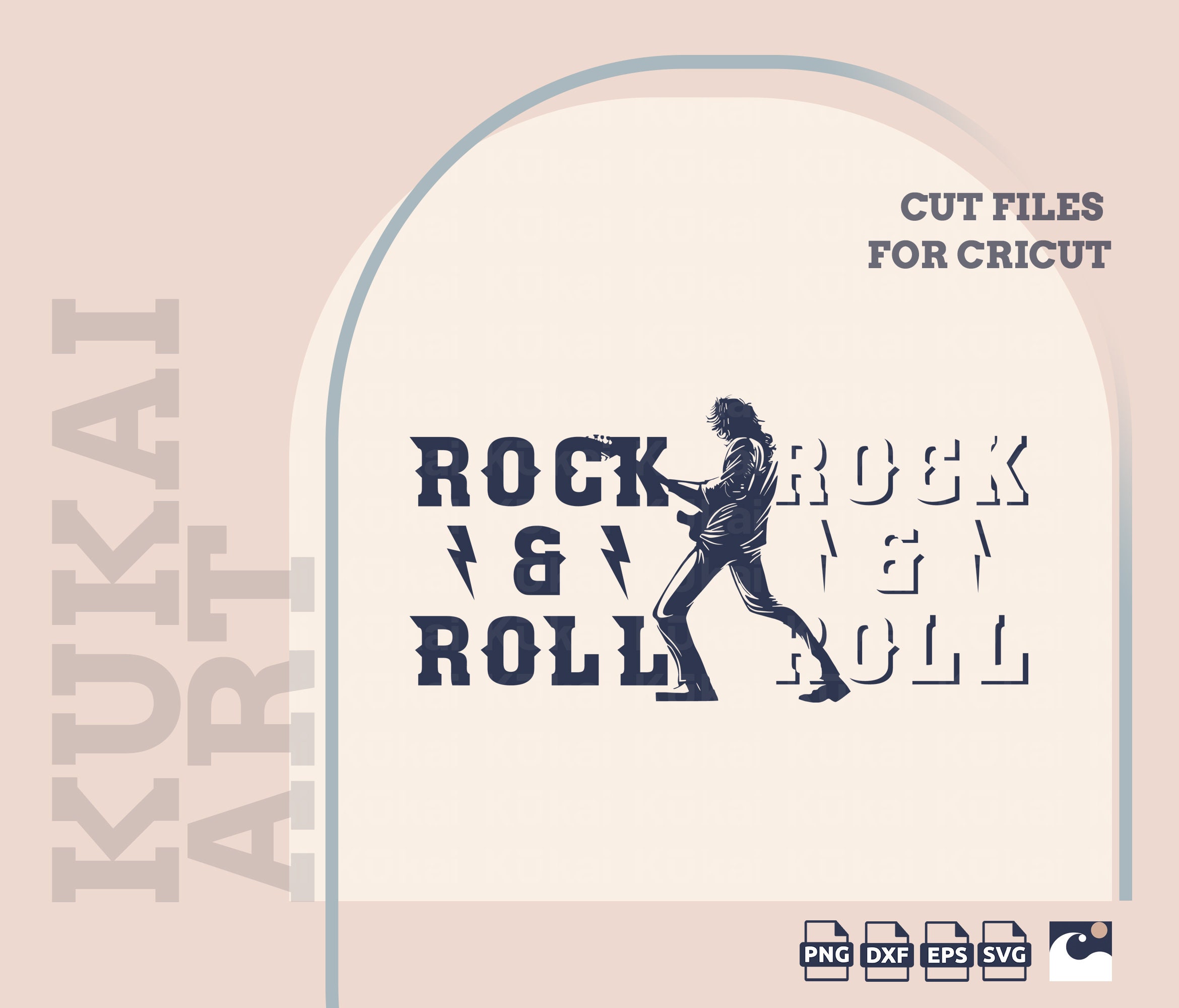 Rock and Roll Music Player Svg, Rock Player Svg, Rock and Roll Player ...