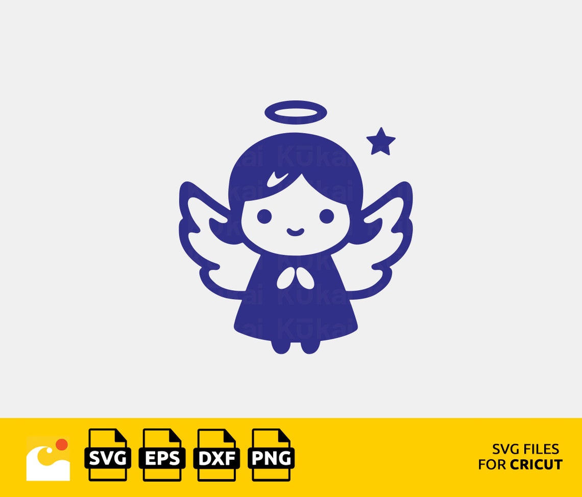 Little Angel SVG Cut File for Cricut Perfect for DIY Crafts - Etsy