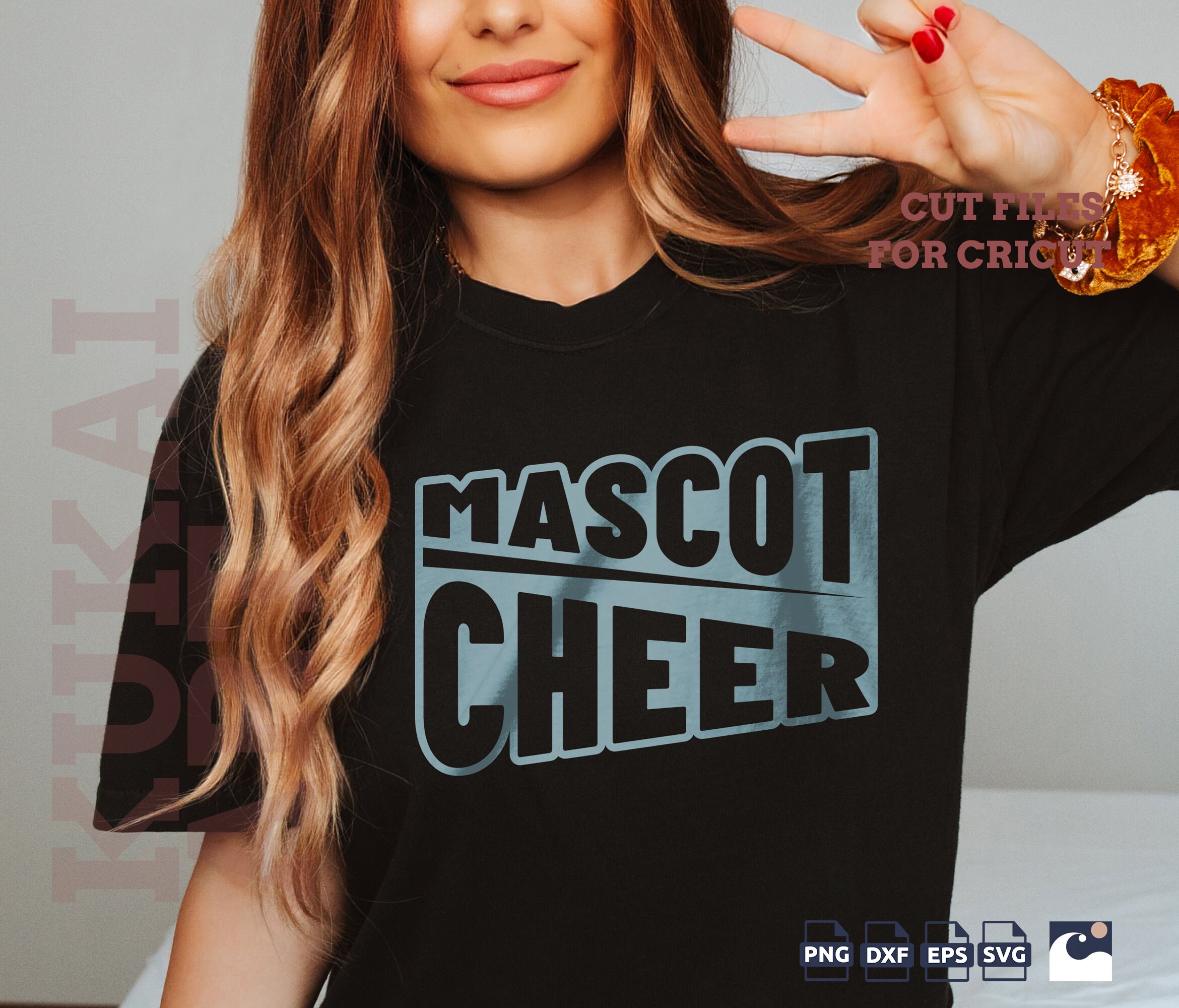 Mascot Cheer Svg Png, Shirt Design, Cheer Svg, Cheerleading Svg ...