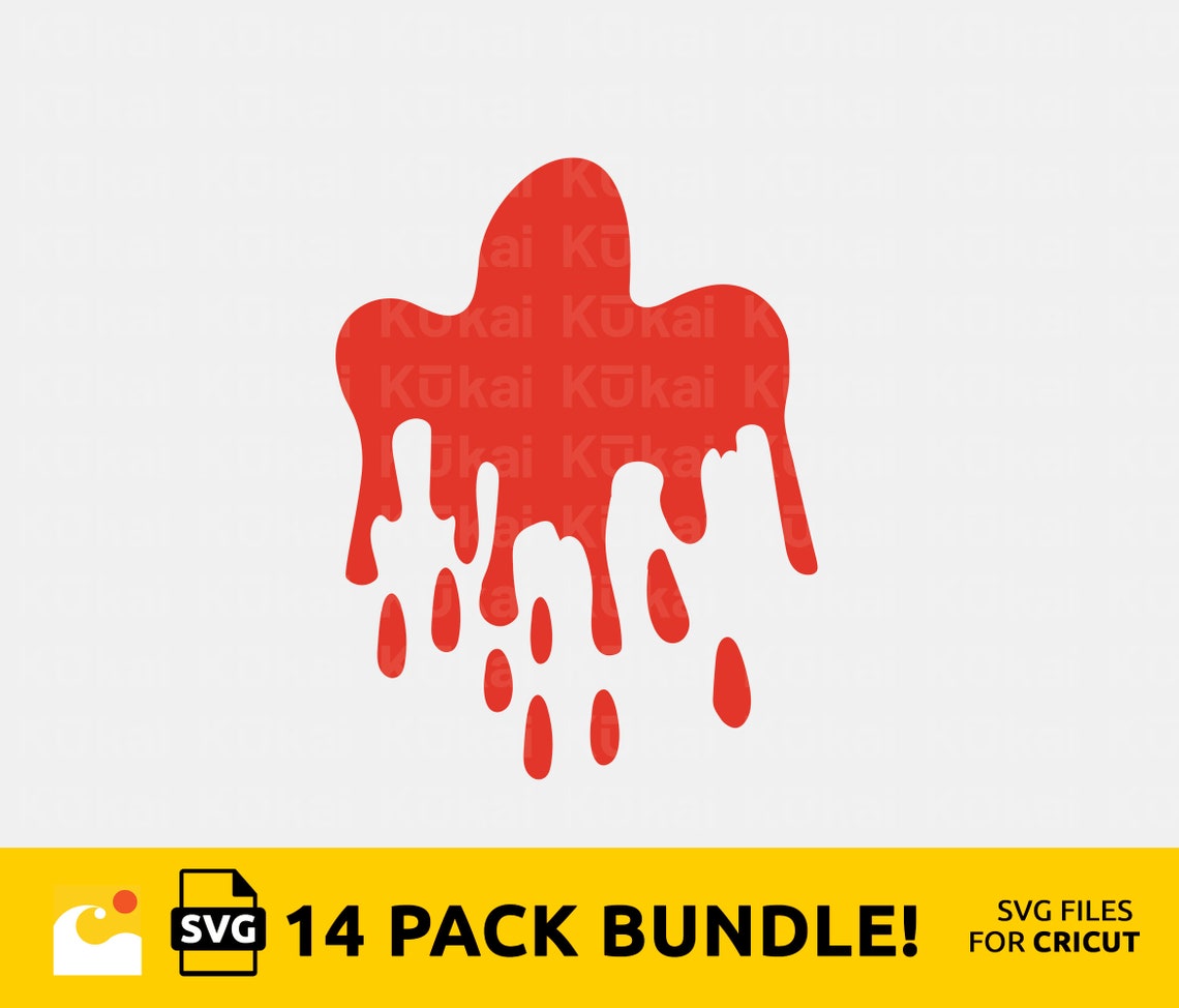 Blood Drop Svg Halloween, Blood Drips, Blood Drop Svg, Drop of Blood ...