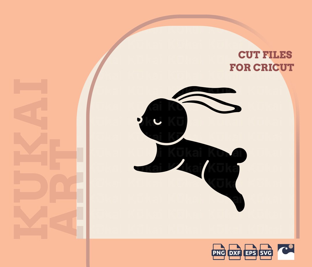 Running Rabbit Svg, Silhouette, Running Bunny Svg, Bunny Svg, Rabbit ...