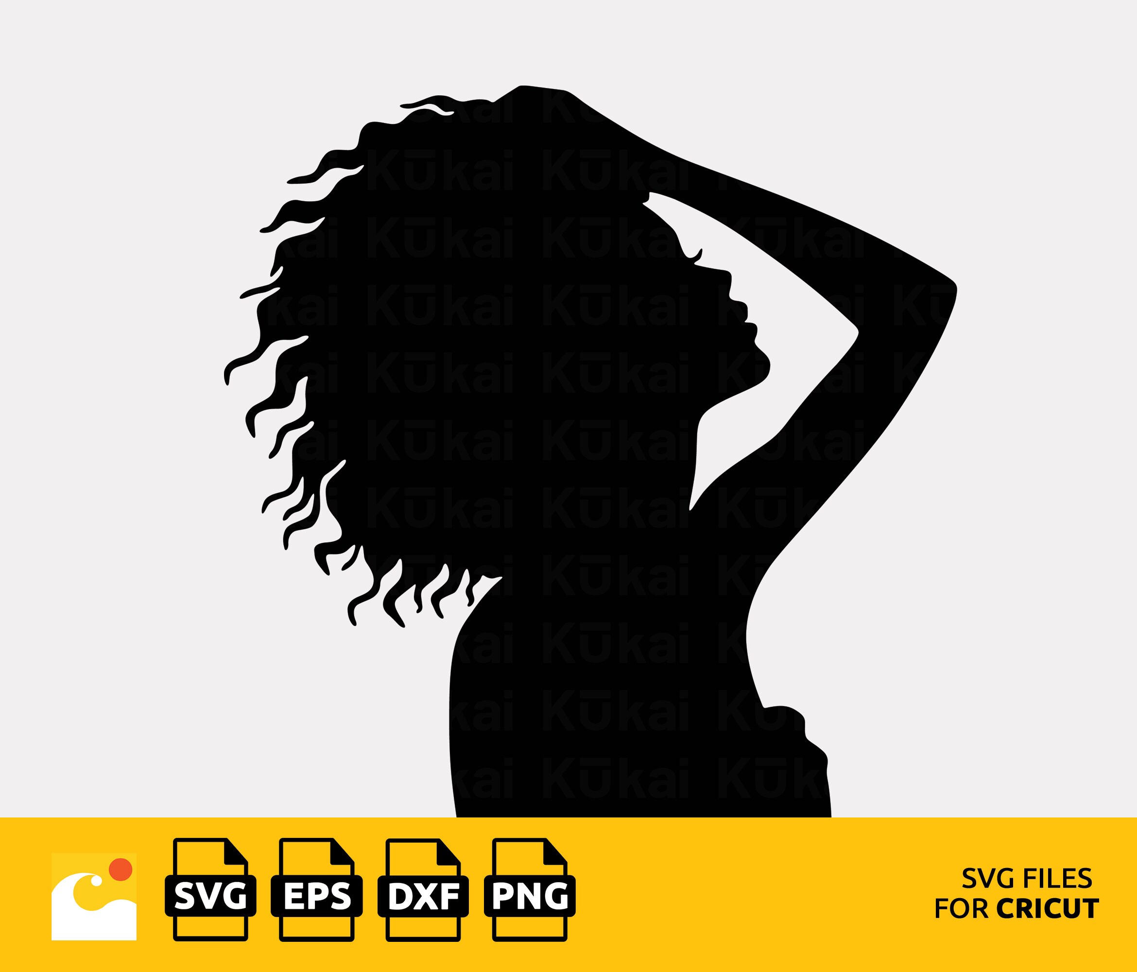 Afro Lady SVG, Afro Lady Svg, Afro Svg, Afro Woman, Black Woman Art ...