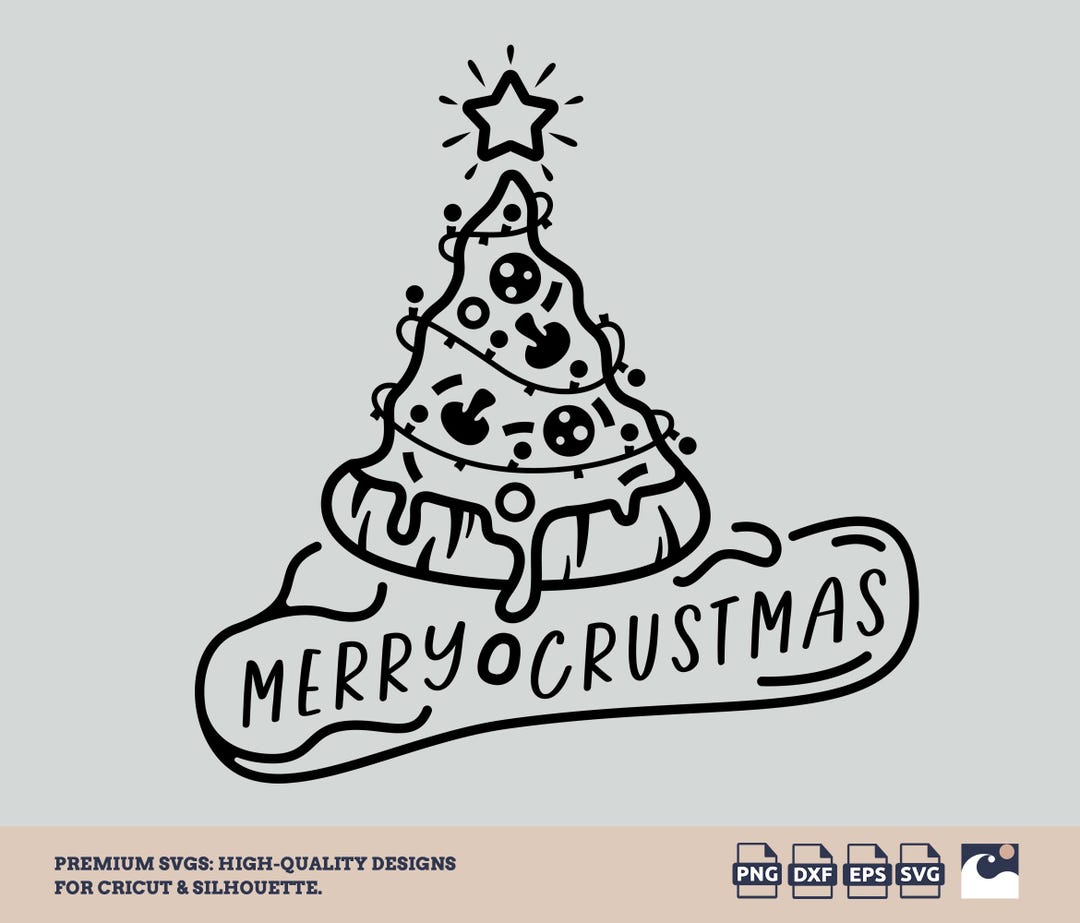 Merry Crustmas Svg, Christmas Shirt Svg, Happy Christmas Svg, Christmas ...