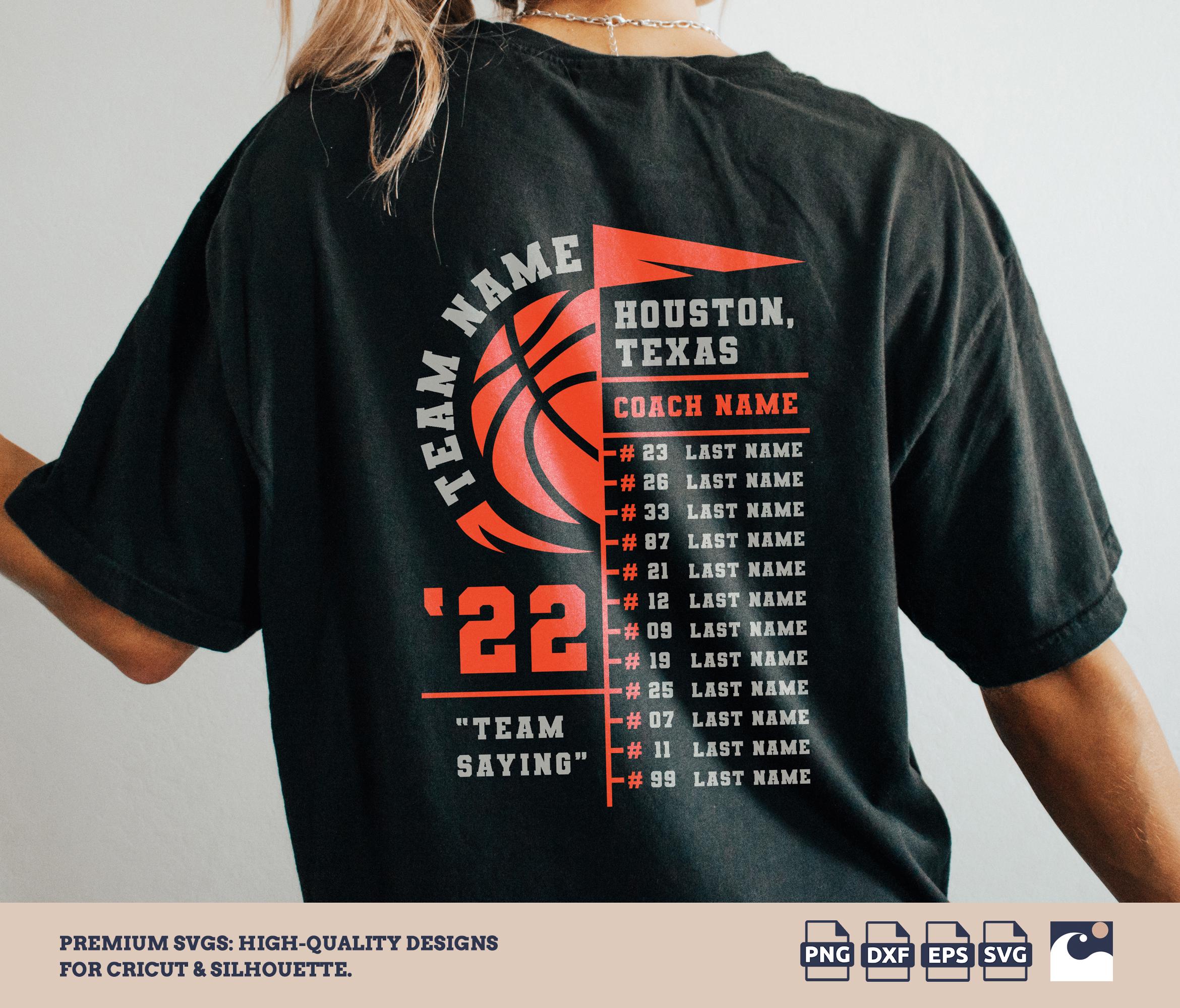 Basketball roster svg, Template, Team roster, Mom, Coach, Basketball ...