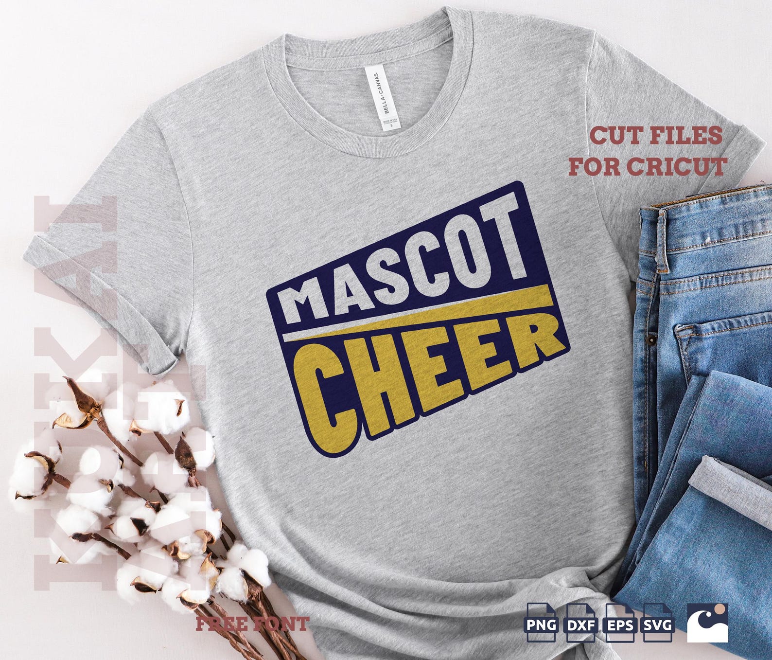 Mascot Cheer Svg Png, Shirt Design, Cheer Svg, Cheerleading Svg ...