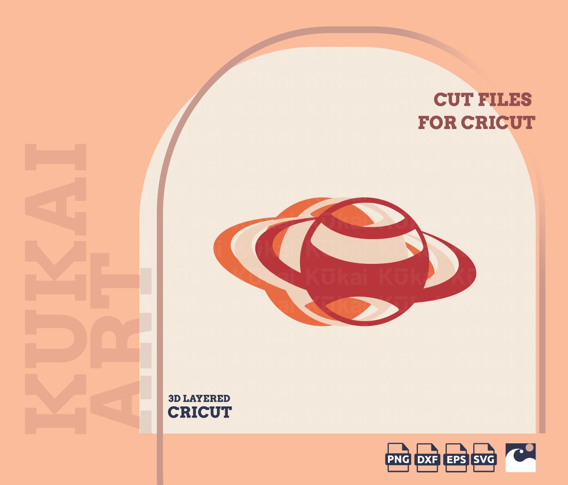 Planet Svg 3D Layered Paper Cut File Cricut - Etsy