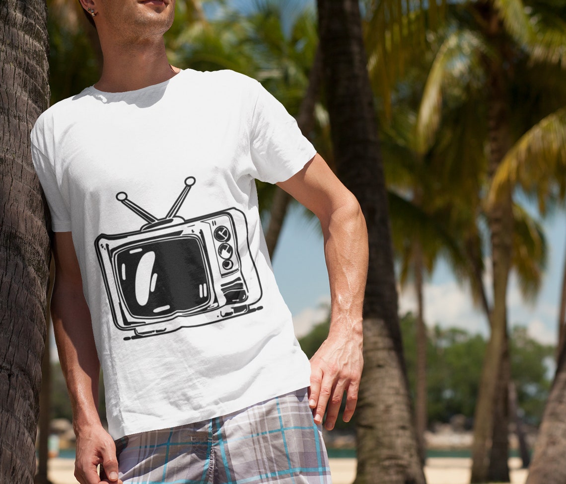 Tivi Svg, Television Svg, Tv Svg, Tva Svg, Television Clipart, Vintage Tv Svg, Vintage Hand ...