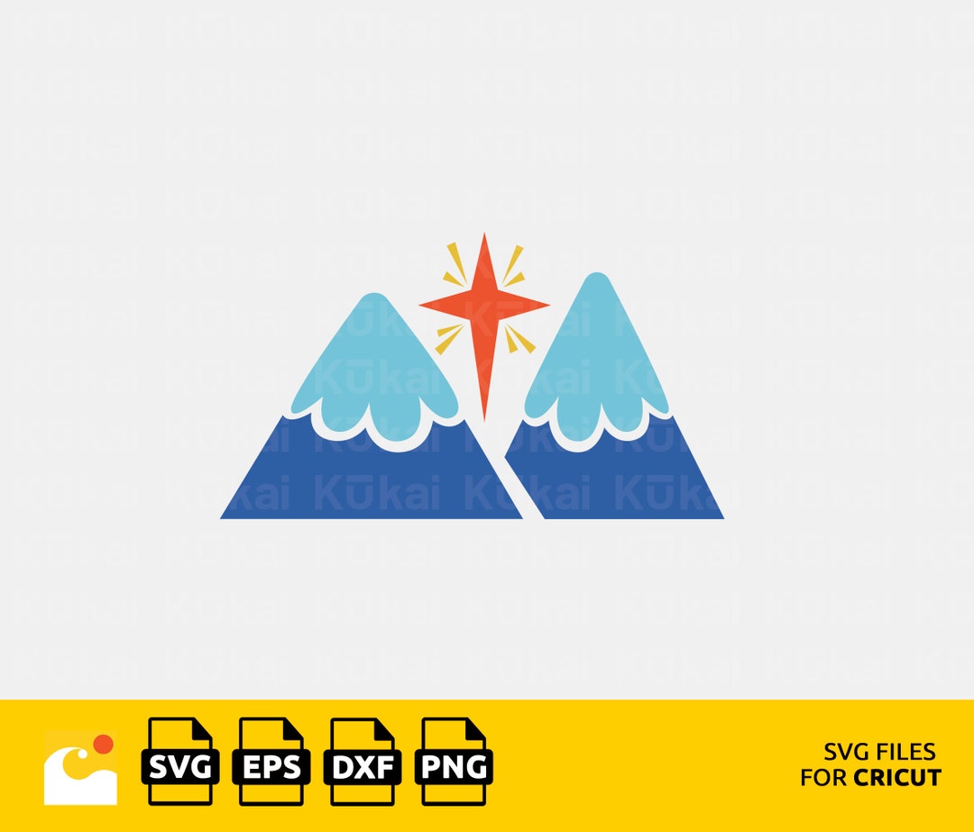 Winter Mountains Svg, Snowy Mountains, Winter Clip Art, Mountains Svg ...