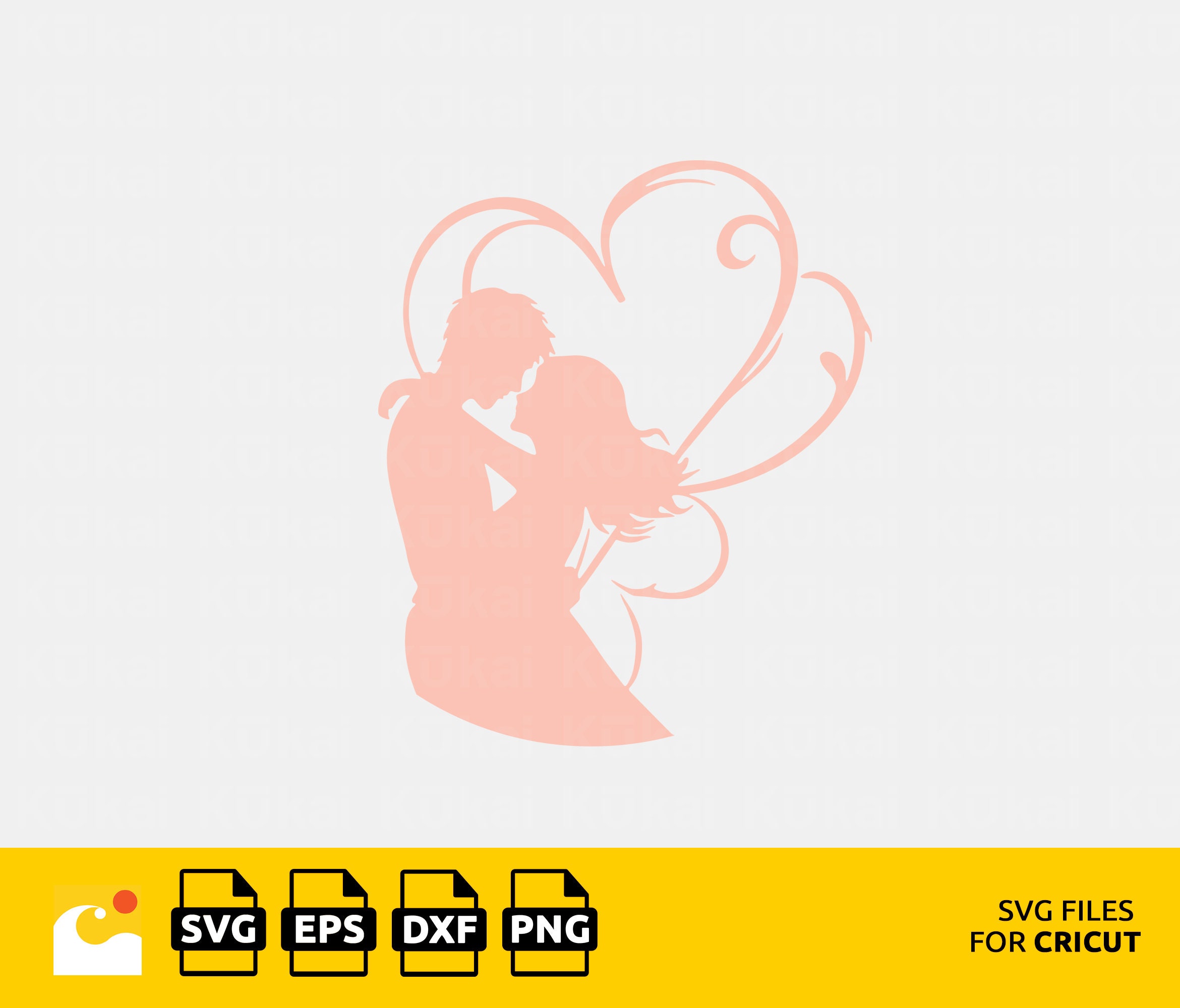Couple Love Silhouette Svg Romantic Couple Couple Love Svg Couple Love Valentines Couple