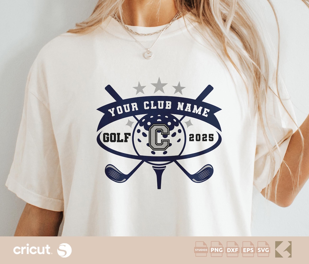 Custom Golf Monogram Logo Svg Png, Club Name, Golf Club Monogram Svg ...