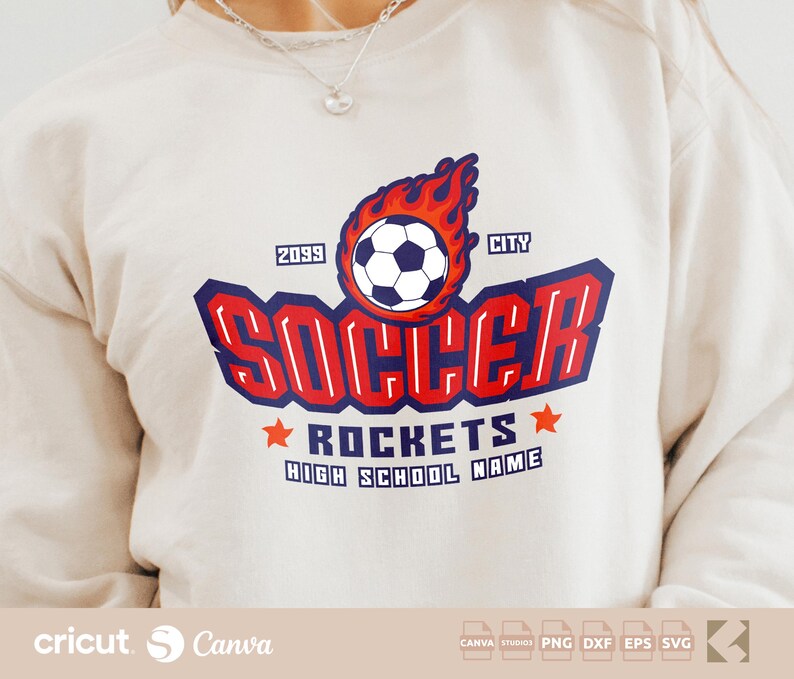 Rockets Soccer Svg Png, Flaming Soccer Ball Team Logo, Fiery Ball Svg ...