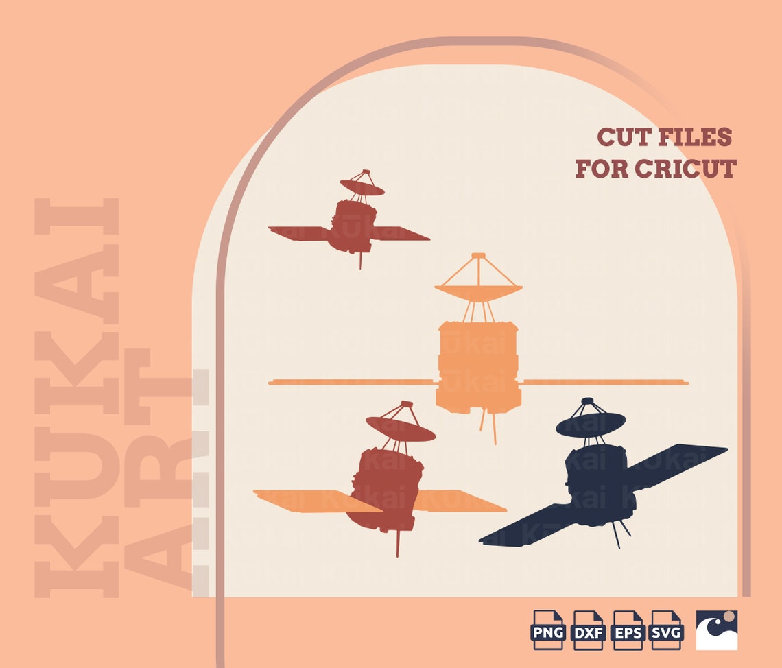 Satellite Svg Dxf Png, Space Svg, Outer Space Svg, Space Clipart ...