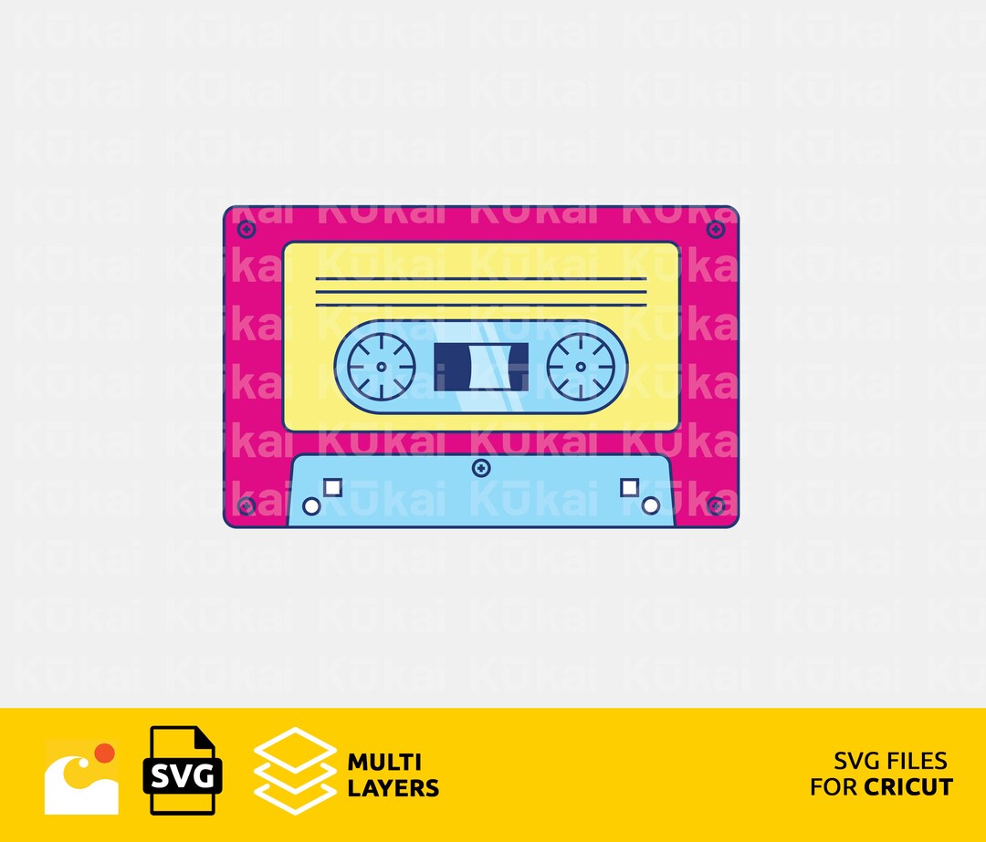 90's Retro Cassette Tapes Svg File for Cricut - Etsy Australia
