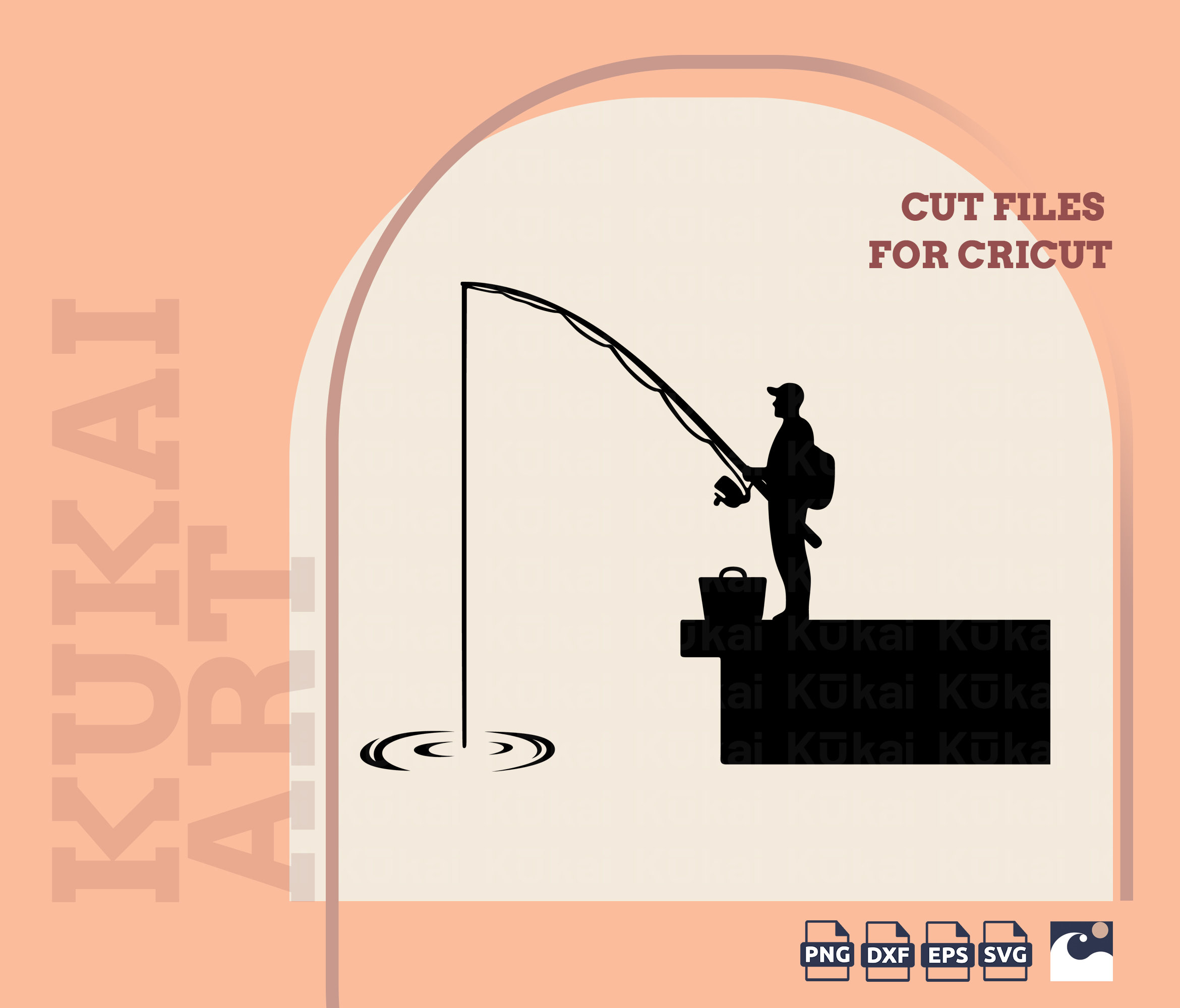 Fisherman Svg, Silhouette, Fishing Svg, Man Fishing Svg, Cut File ...
