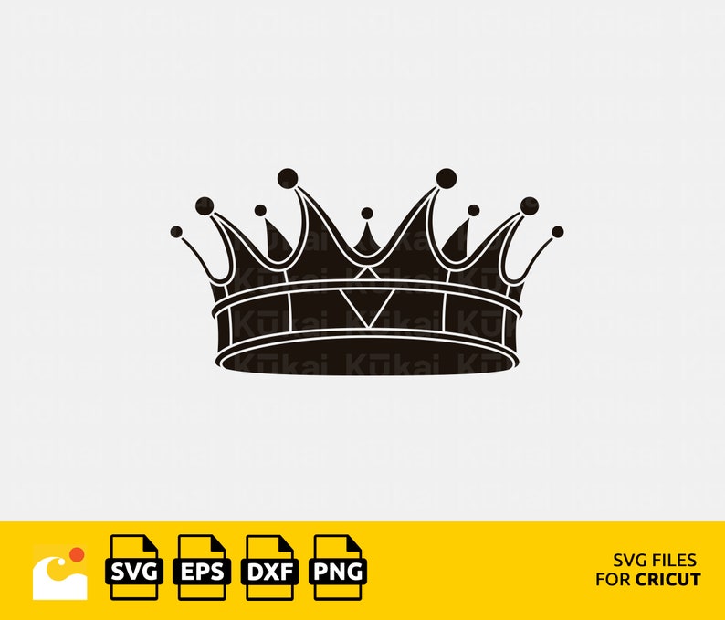 Royal King Crown Svg, Silhouette, Crown Svg, Royal Crown Svg, Kings ...