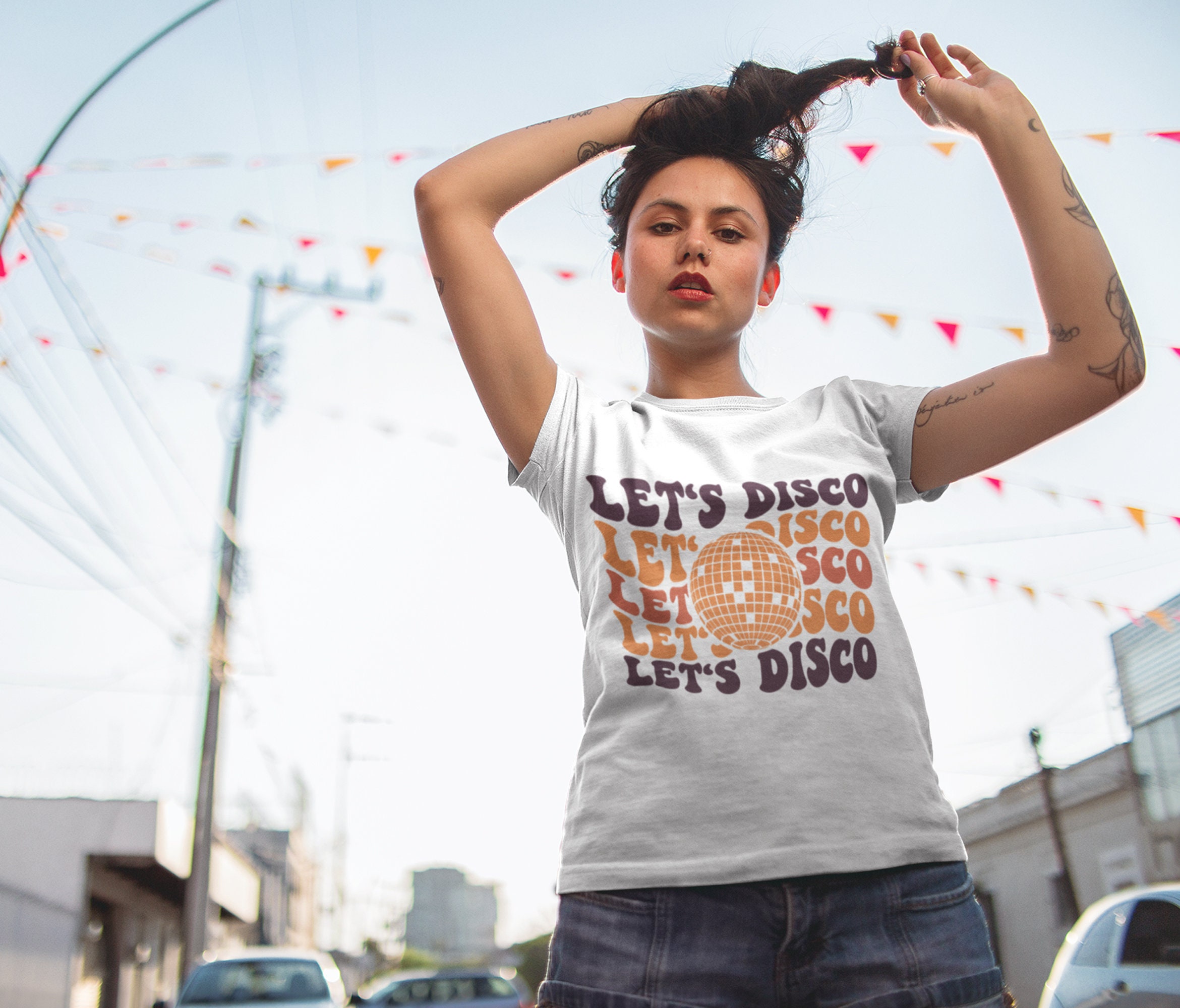 Let's Disco Retro Dance Svg, Disco Svg, Disco Girl Svg, Disco Ball Svg ...