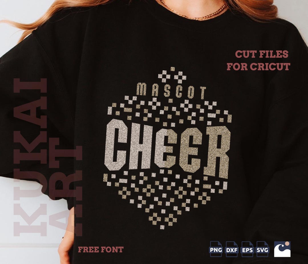 Buy Cheer Team Template Svg Png, Pixel Art Design, Cheerleader Team ...