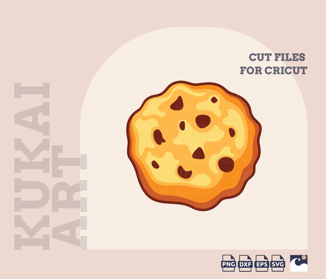 Chocolate Chip Cookie Svg Cut File for Cricut, Cookie Png, Cookie ...