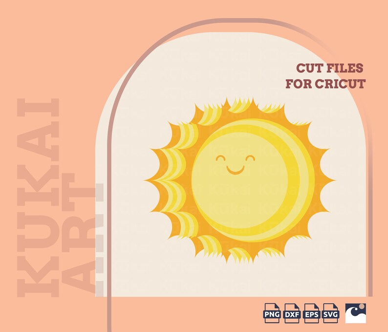 Layered Sun Svg, Happy Face Svg, Summer Svg, Happy Face Svg, Smiling ...