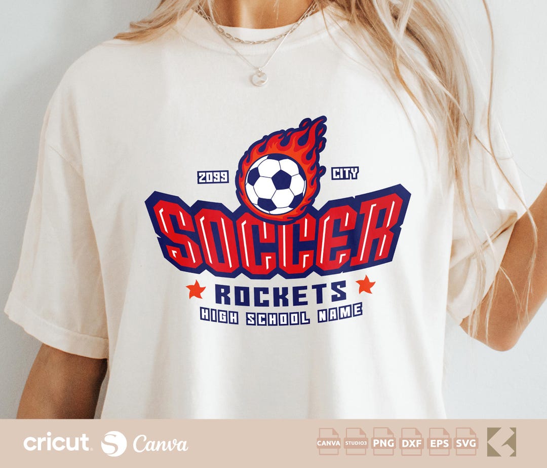 Rockets Soccer Svg Png, Flaming Soccer Ball Team Logo, Fiery Ball Svg ...