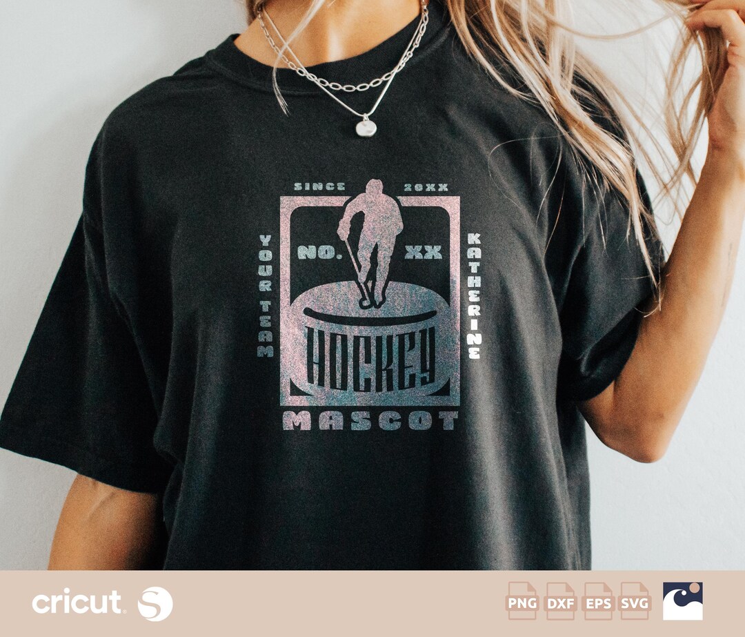 Hockey Puck Design Svg Png, Cricut, POD Friendly, Team Logo Template ...