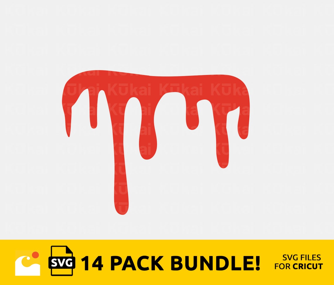 Blood Drop Svg Halloween, Blood Drips, Blood Drop Svg, Drop of Blood ...