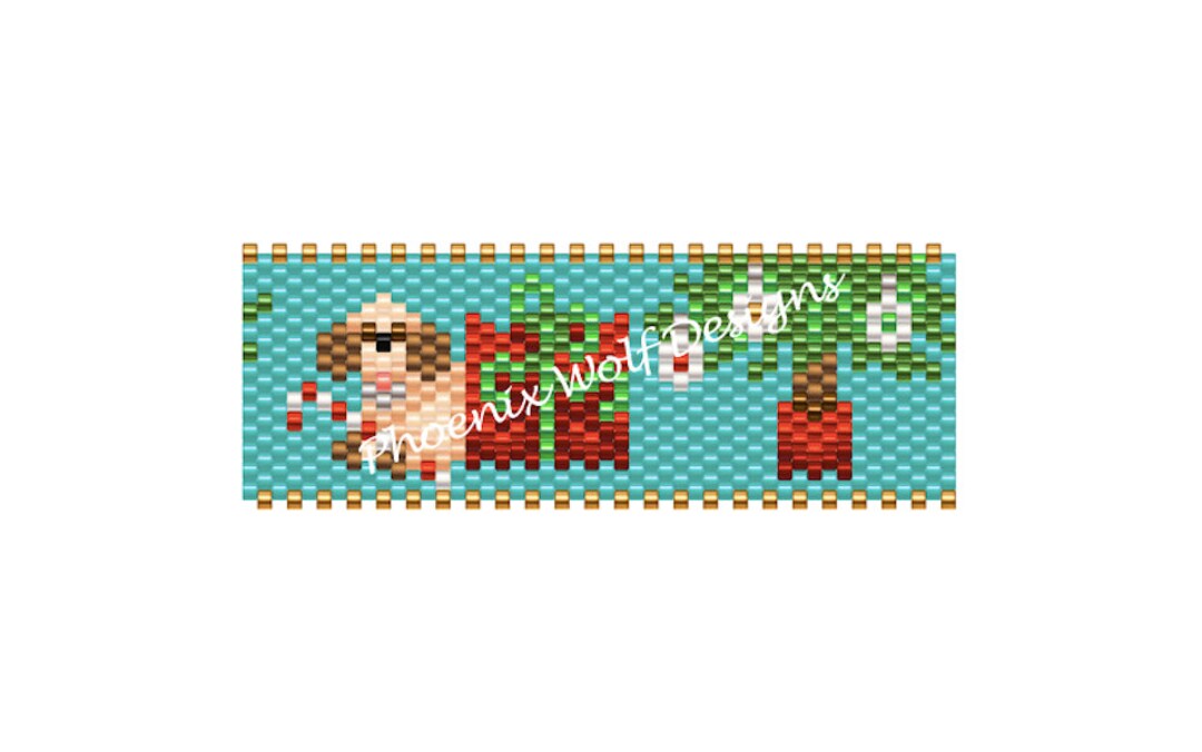 Christmas Pup Spool Bead Pattern - Etsy