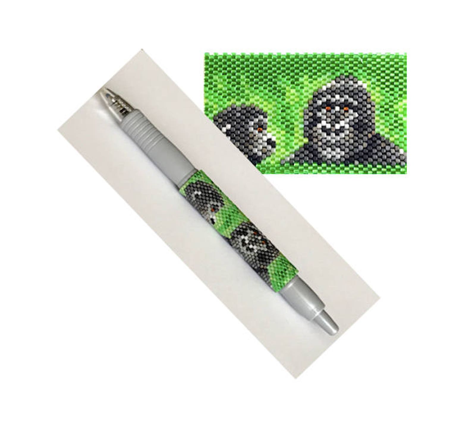 Gorilla Beaded Pen Wrap Pattern - Etsy