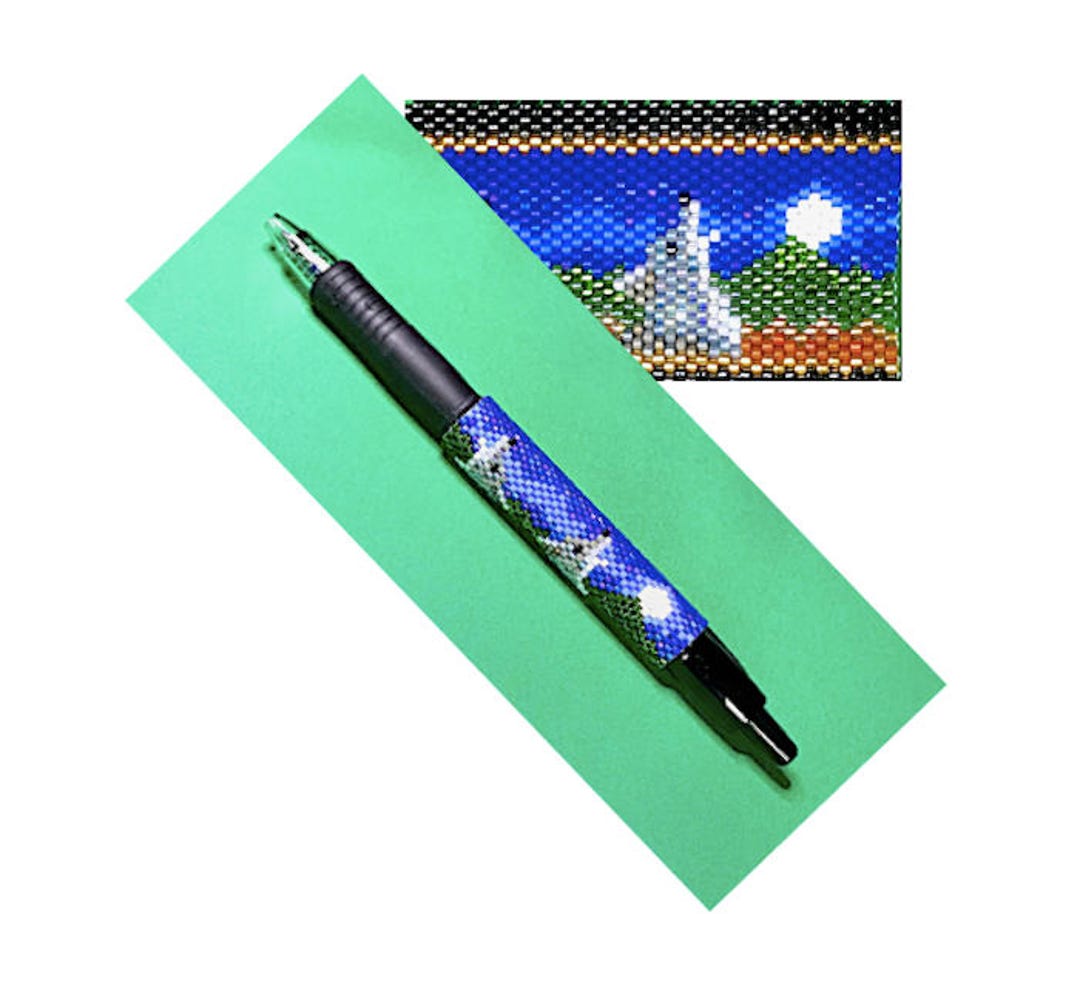 Wolf Beaded Pen Wrap Pattern - Etsy
