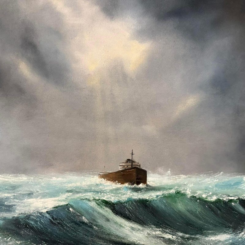 Edmund Fitzgerald Art - Etsy