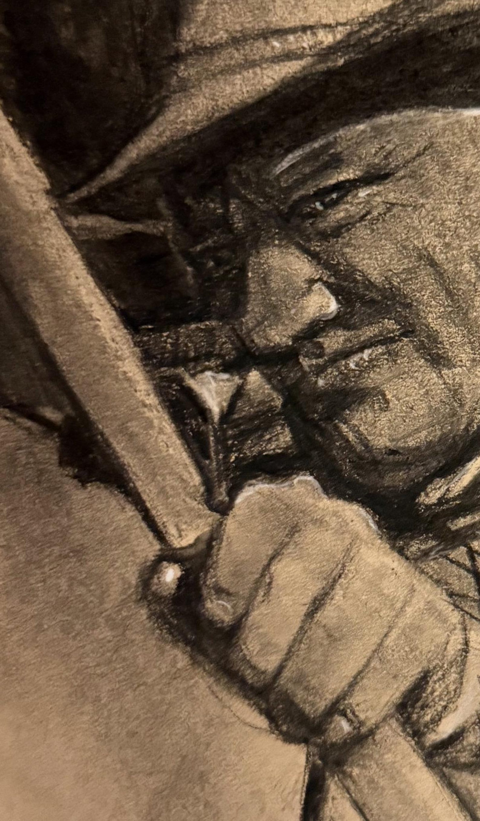 Byron Ferguson Archery Art Print – Charcoal Portrait of Legendary ...