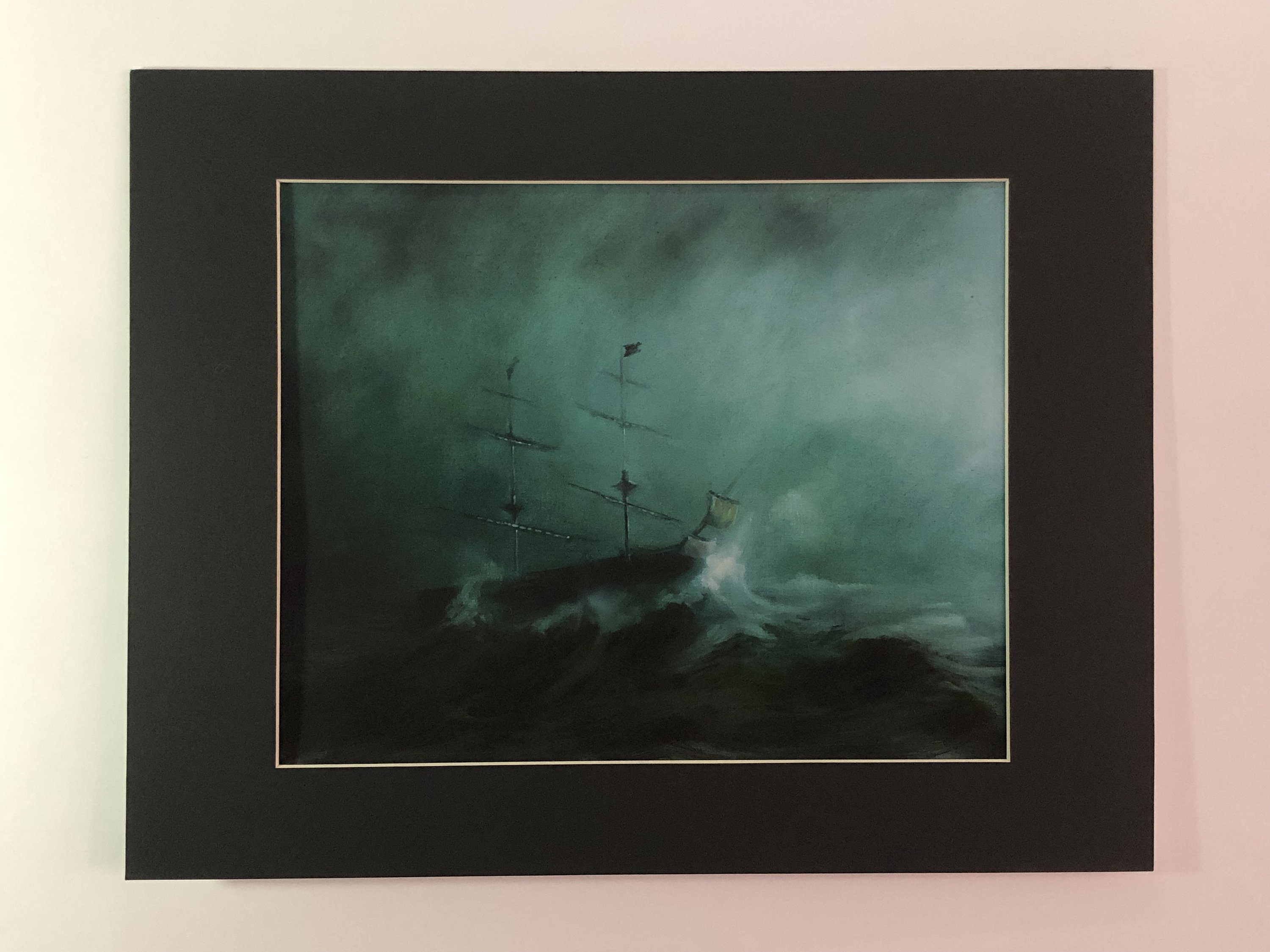 Ghost Ship Painting Classic Seascape Haunted Ship - Etsy
