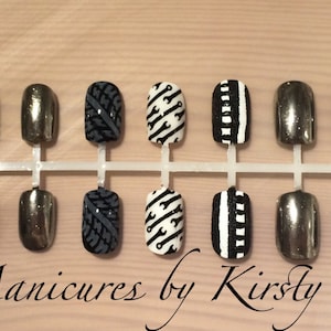 Car Themed Automotive Custom Nail Art Set for Petrolheads, Chrome ...