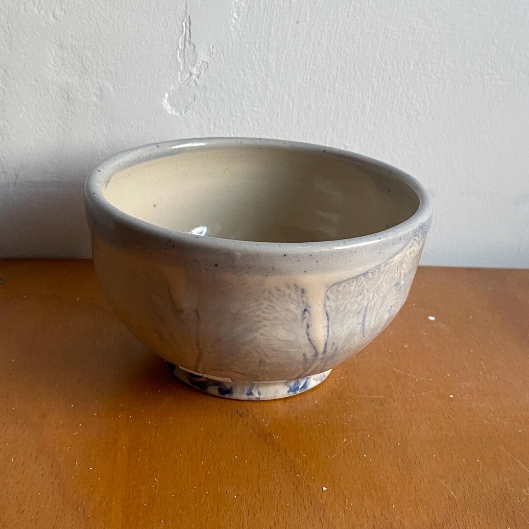 Pale Blue Mocha Bowl - Etsy