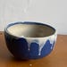 Dark Blue Drip Bowl - Etsy