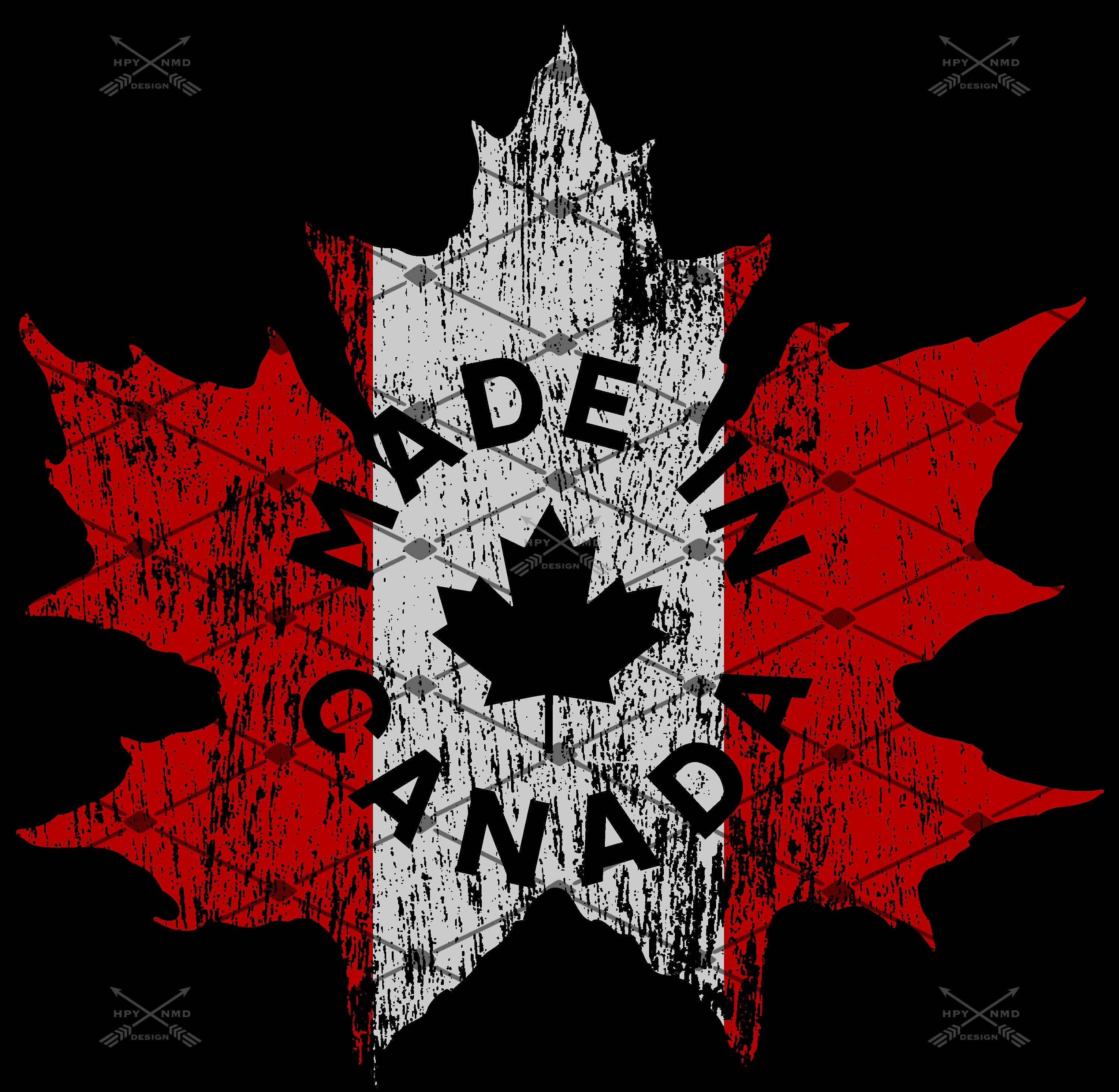 Made in Canada PNG Digital Download, Print, DTF Transfer, Instant ...
